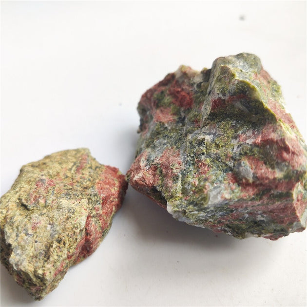 Raw Unakite – Mineraux France